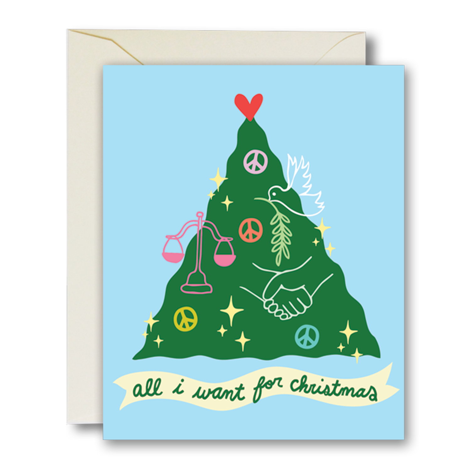 All I Want For Christmas Card – The Rainbow Vision