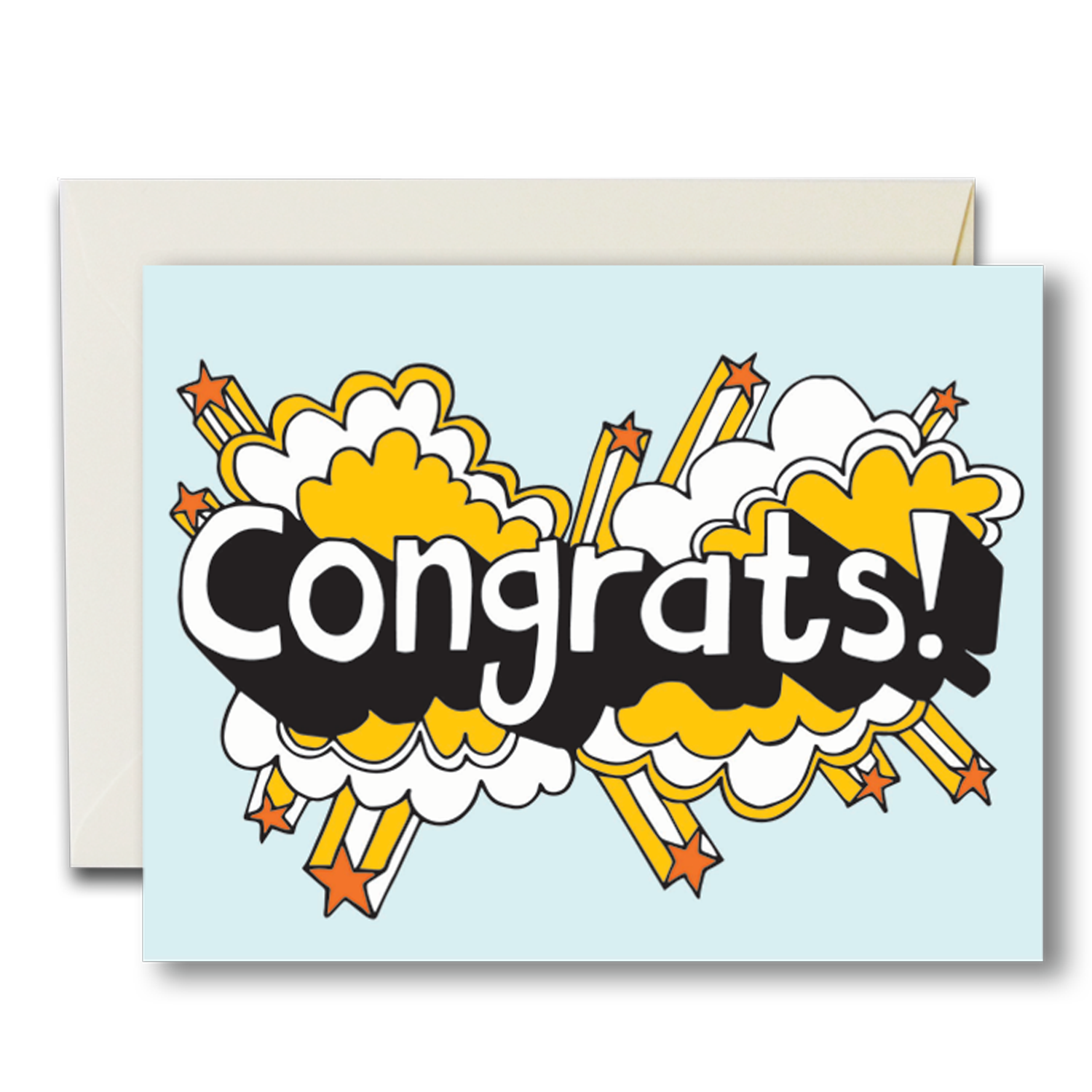 Congrats! Power Pop Card – The Rainbow Vision