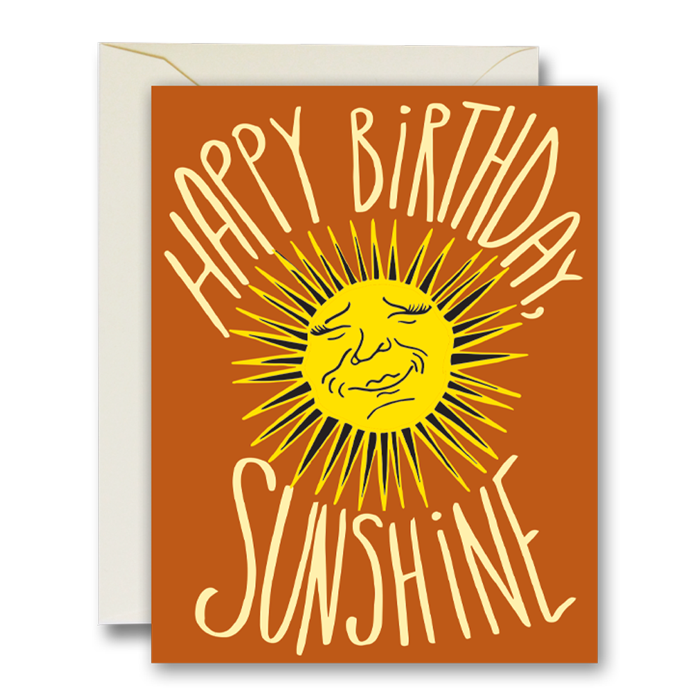 Happy Birthday, Sunshine Card – The Rainbow Vision